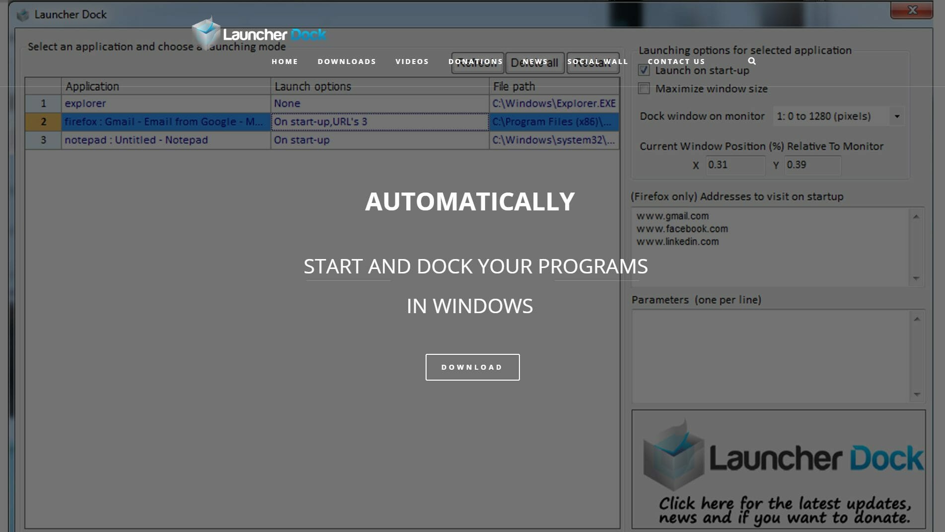 Launcher Dock - Windows Application - The Simple Entrepreneur - Marco Tran