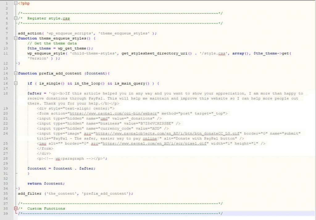 HOW TO ADD CONTENT TO THE BOTTOM OF YOUR POSTS IN WORDPRESS - Marco Tran